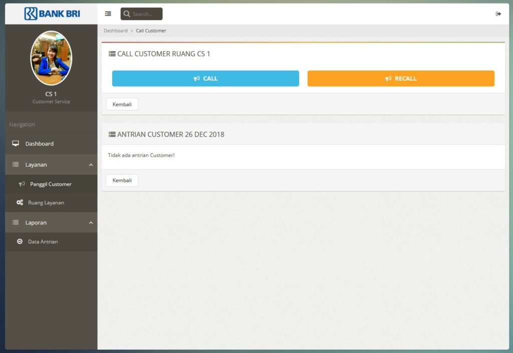 Aplikasi Antrian Bank V.2 – sourcecode
