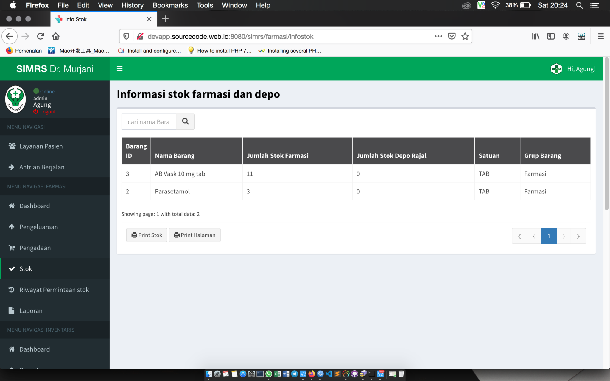SIMRS Dengan Codeigniter – sourcecode